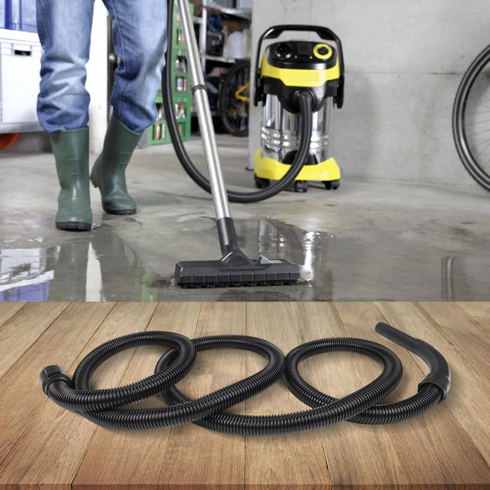 1pcs 2.5/3.5m Extra Long Hose For Karcher NT20 30 WD1 WD2 WD3 WD4 WD5 ...