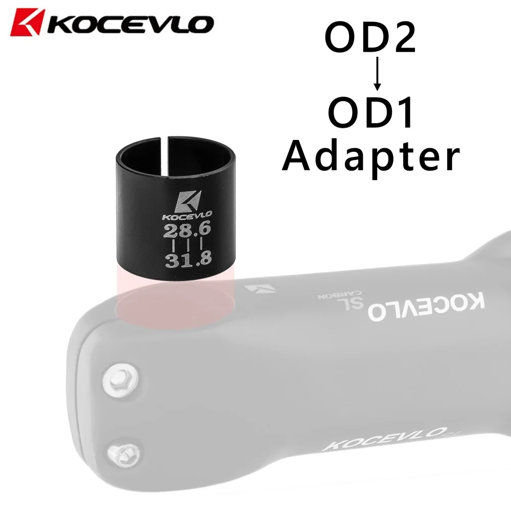 KOCEVLO Fork Shim 1 1/4" to 1 1/8" Steerer Tube Adapter 31.8mm to 28 ...