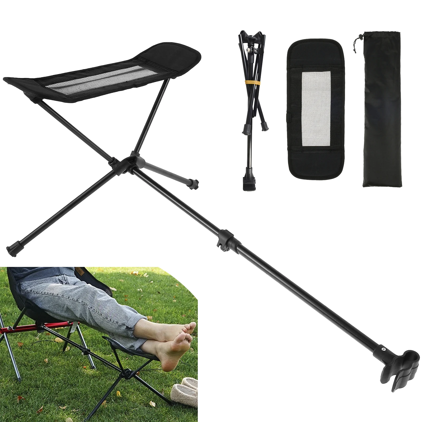 Travel-Folding-Chair-Foot-Rest-Ultralight-HighLoad-Outdoor-Camping ...