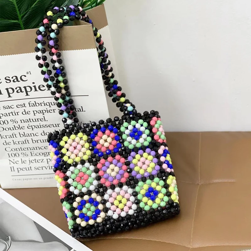 New-Mini-Beaded-Bag-Women-Spring-Summer-Colorful-Beading-Bag-Girls ...