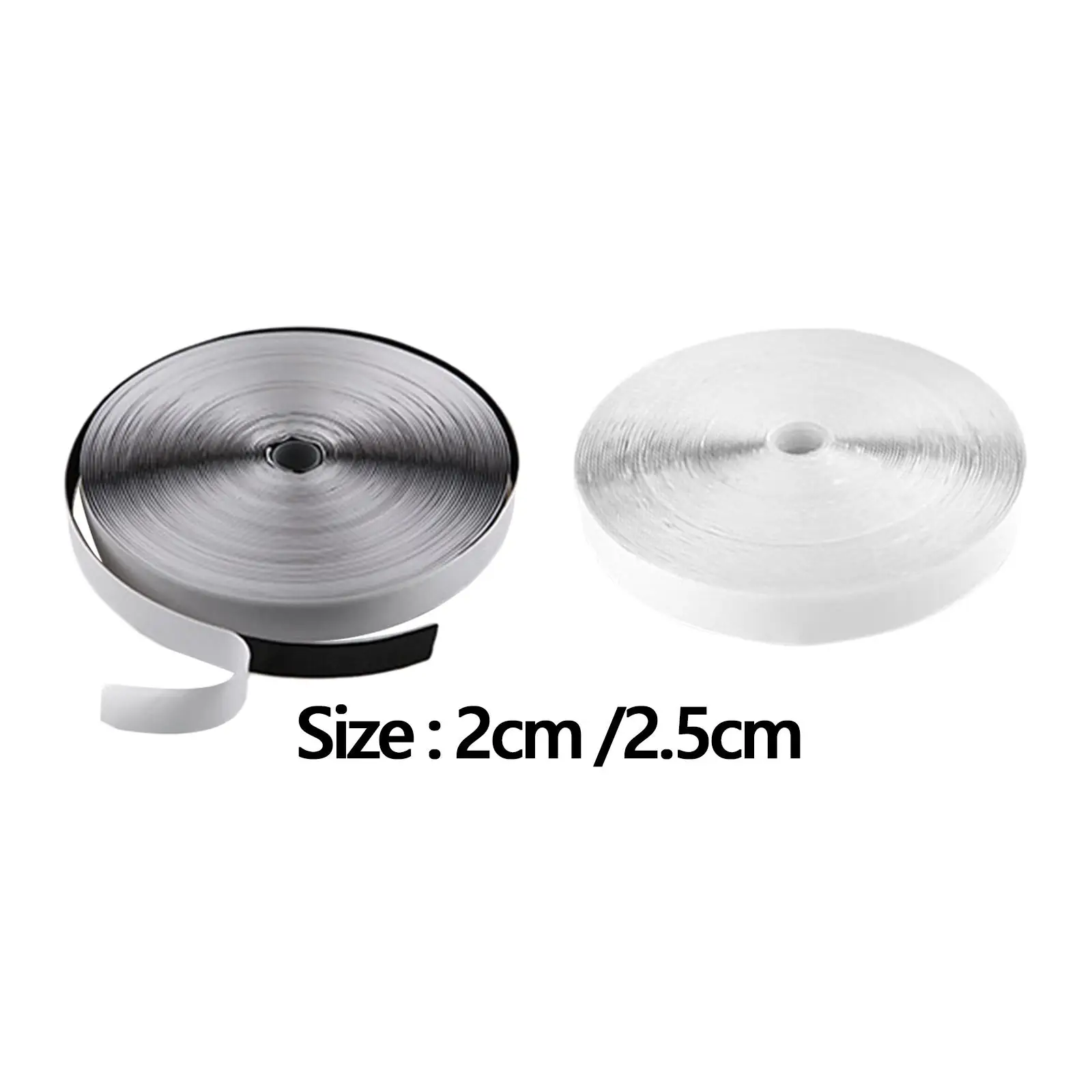 Self-Adhesive-Hook-Fastener-Tape-DIY-Accessory-Fastening-Strips-25Meter ...