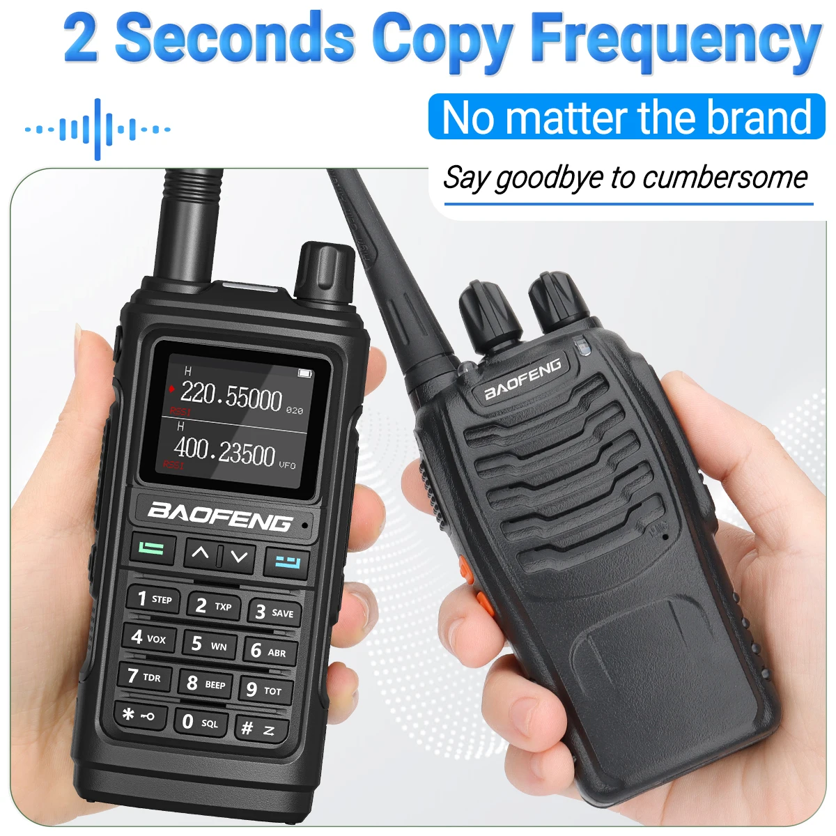 Baofeng Radio Ham Radio UV-21R Dual Band Handheld Long