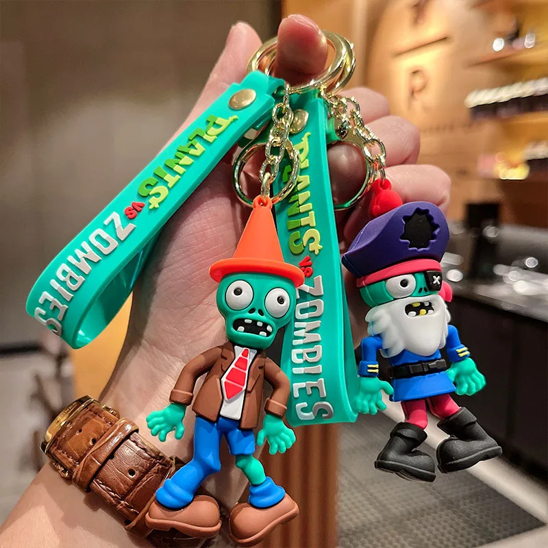 Plants-vs-Zombies-Keychain-Classic-Game-Character-Doll-Model-Car-Key ...
