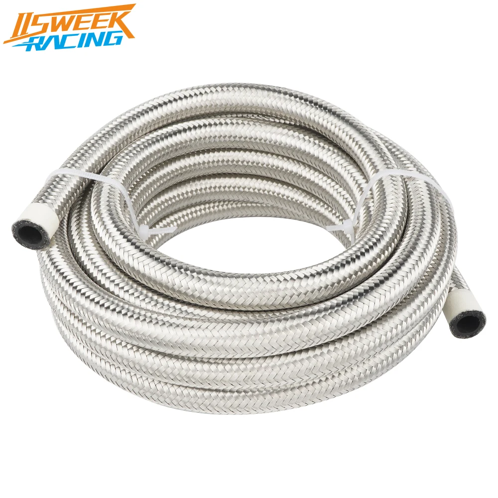 Universal-5m-16ft-Fuel-Line-Hose-AN8-1-2-Stainless-Steel-Braided-CPE ...