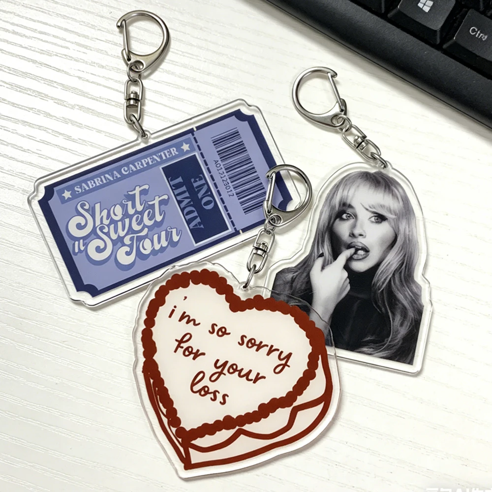 Popular Singer Keychains for Accessories Bag Short N' Sweet Espresso ...