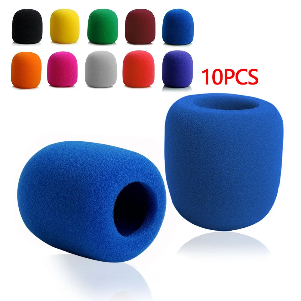 10-Stuks-Candy-Color-Handheld-Stage-Karaoke-Draadloze-Microfoon-Cover ...