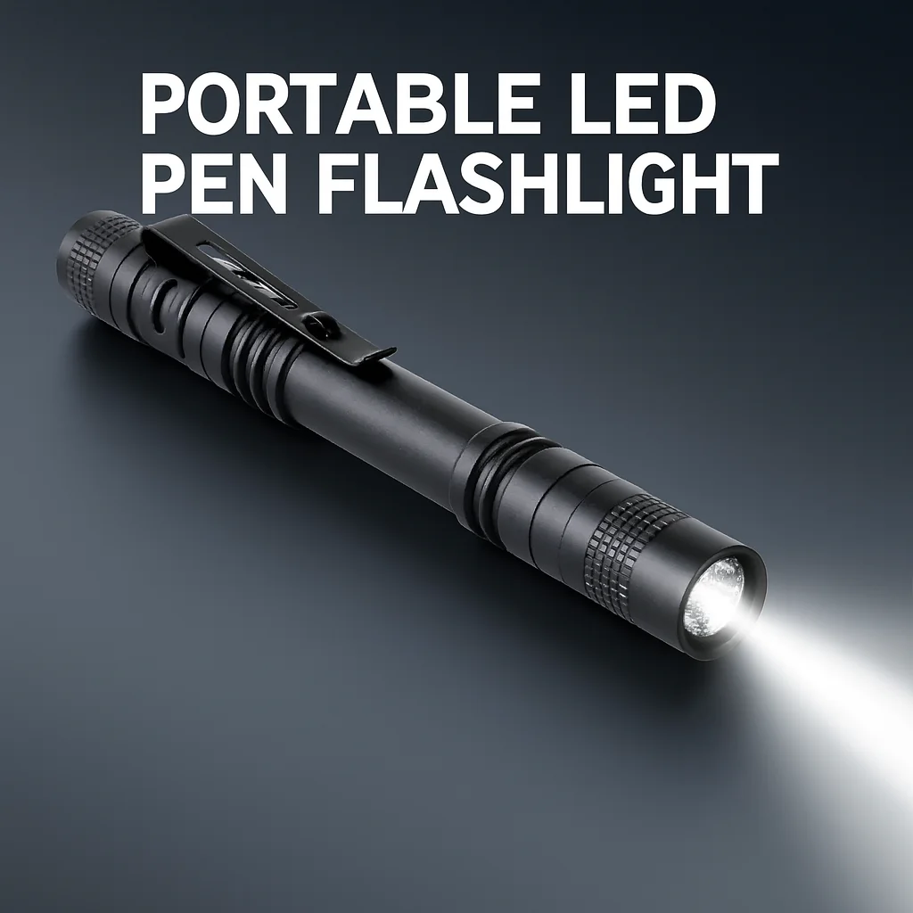 Portable Mini LED Pen Flashlight Waterproof Pocket Torch Handheld Light ...