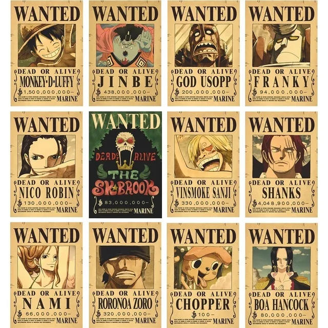 Individual One Piece Bounty Posters - Huge Selection
