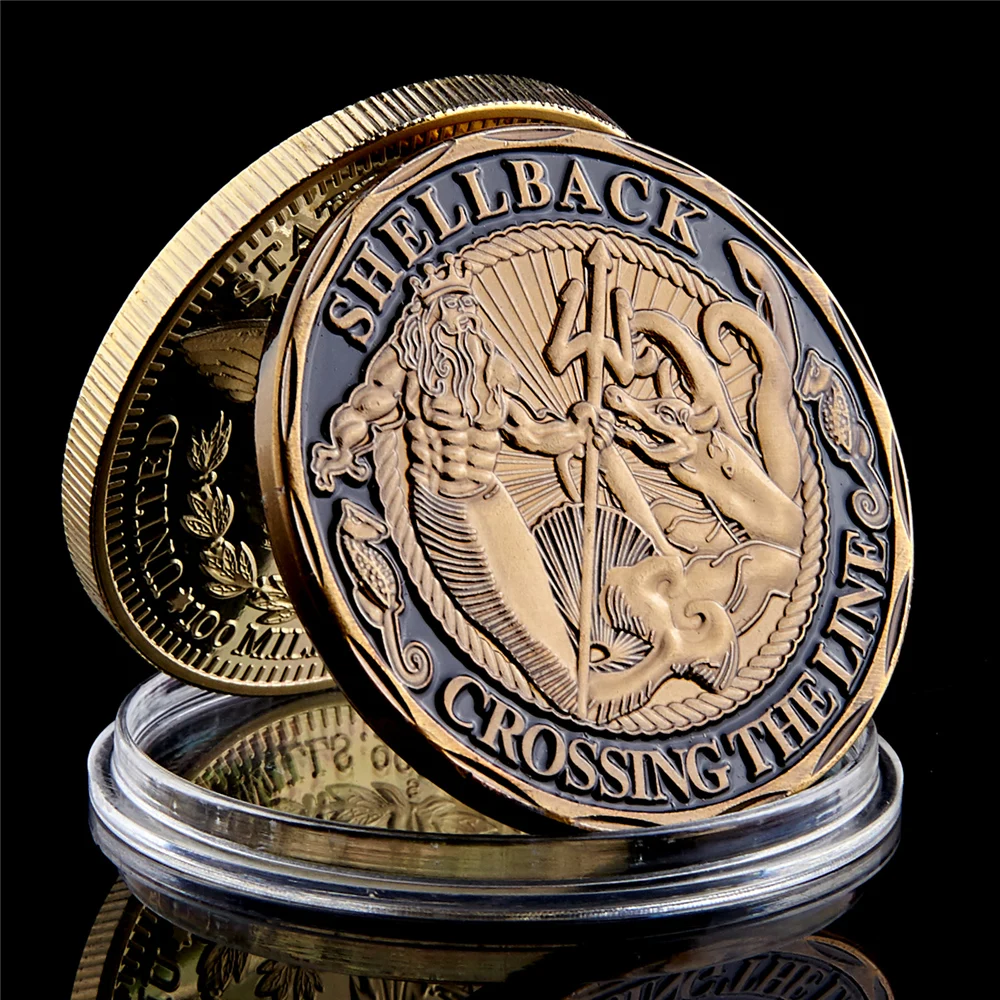 American-Commemorative-Patriotism-Copper-Navy-USA-Challenge-Shellback ...