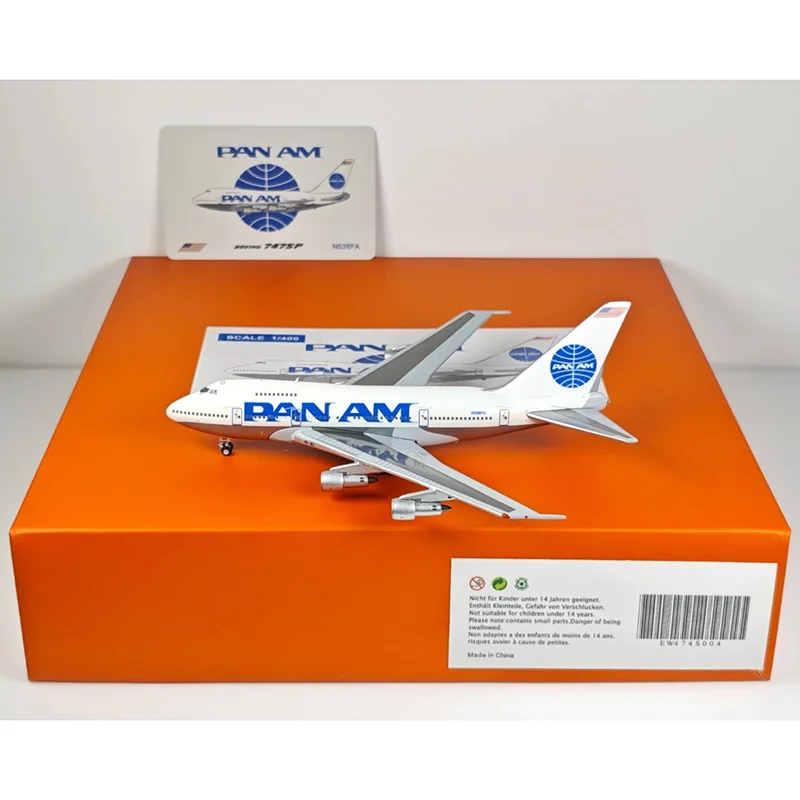 JC Wings Diecast 1/400 Scale EW474S004 Pan Am B747SP N538PA Alloy ...
