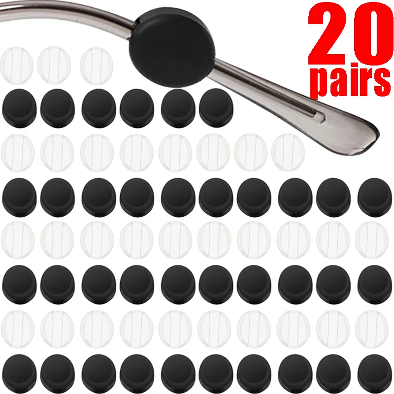 Transparent-Round-Silicone-Glasses-Leg-Antiskid-Sleeve-Grip-Cover ...
