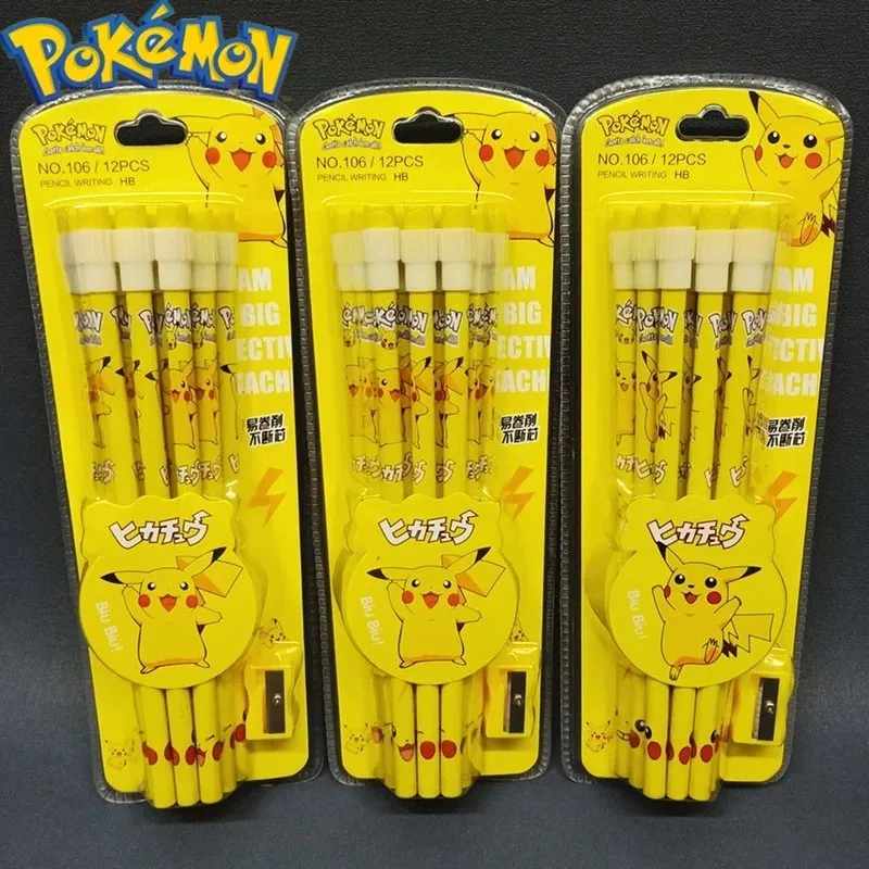 6-12-p-s-pokemon-pikachu-anime-figura-dos-desenhos-animados-l-pis ...