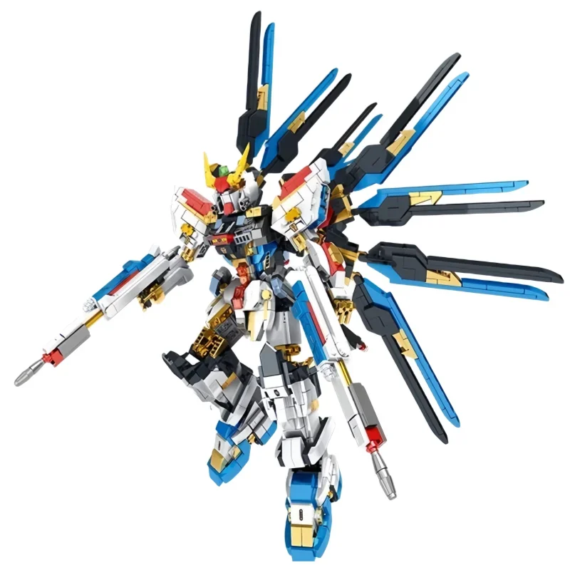 Blocos-de-constru-o-mec-nicos-Mecha-Action-Figure-montagem-livre-de ...