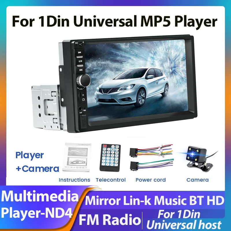 ND4-7-inch-Universal-Autoradio-1-Din-Car-Radio-Stereo-MP3-MP5-Player ...