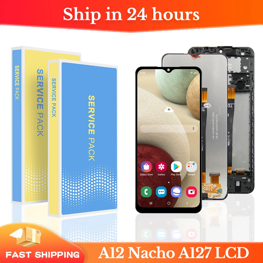 Pantalla LCD Original de 6,5 pulgadas para móvil, montaje de digitalizador táctil para Samsung ...