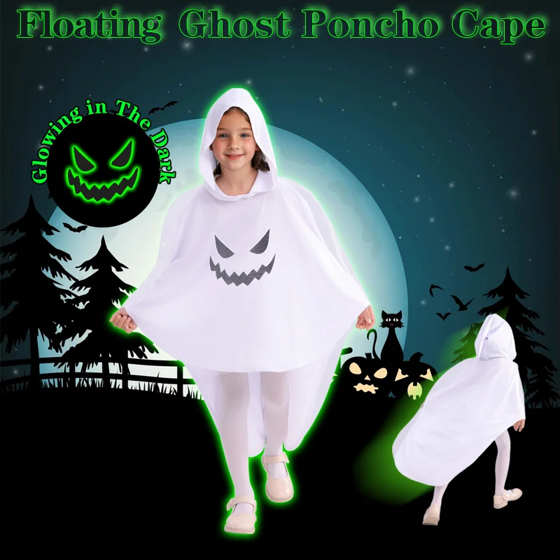 DIY Ghost Costume for Toddlers: The Glow-in-the-Dark Poncho That ...