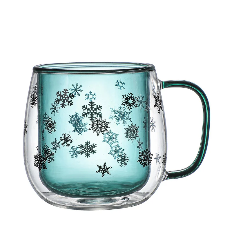 Christmas-Snowflake-Double-layer-Glass-Coffee-Cup-with-Handle-Heat ...