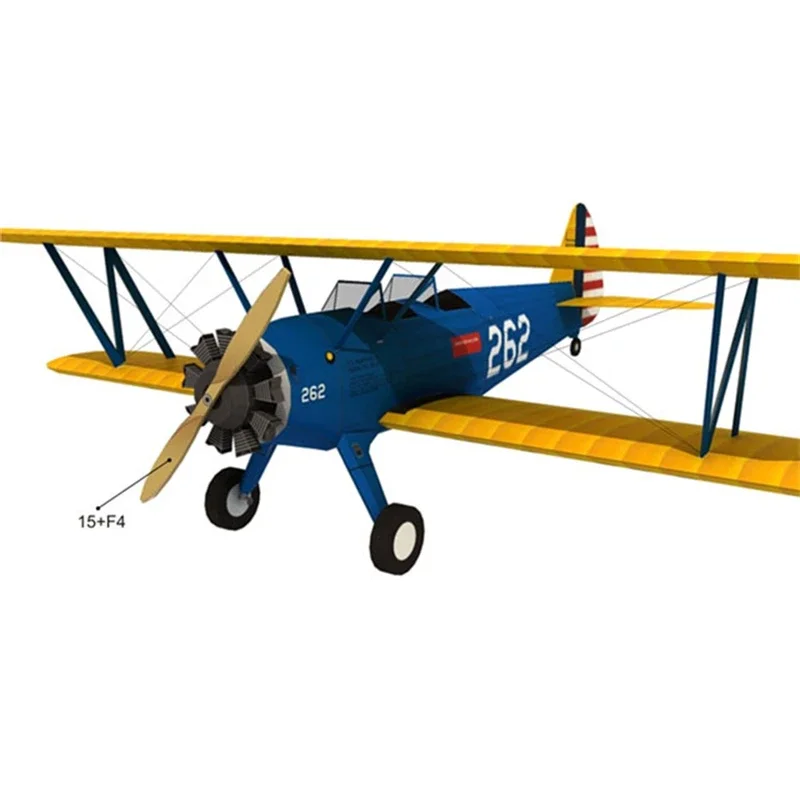 1-40-Scale-Boeing-Pt-17-Trainer-DIY-3D-Paper-Card-Model-Building-Sets ...