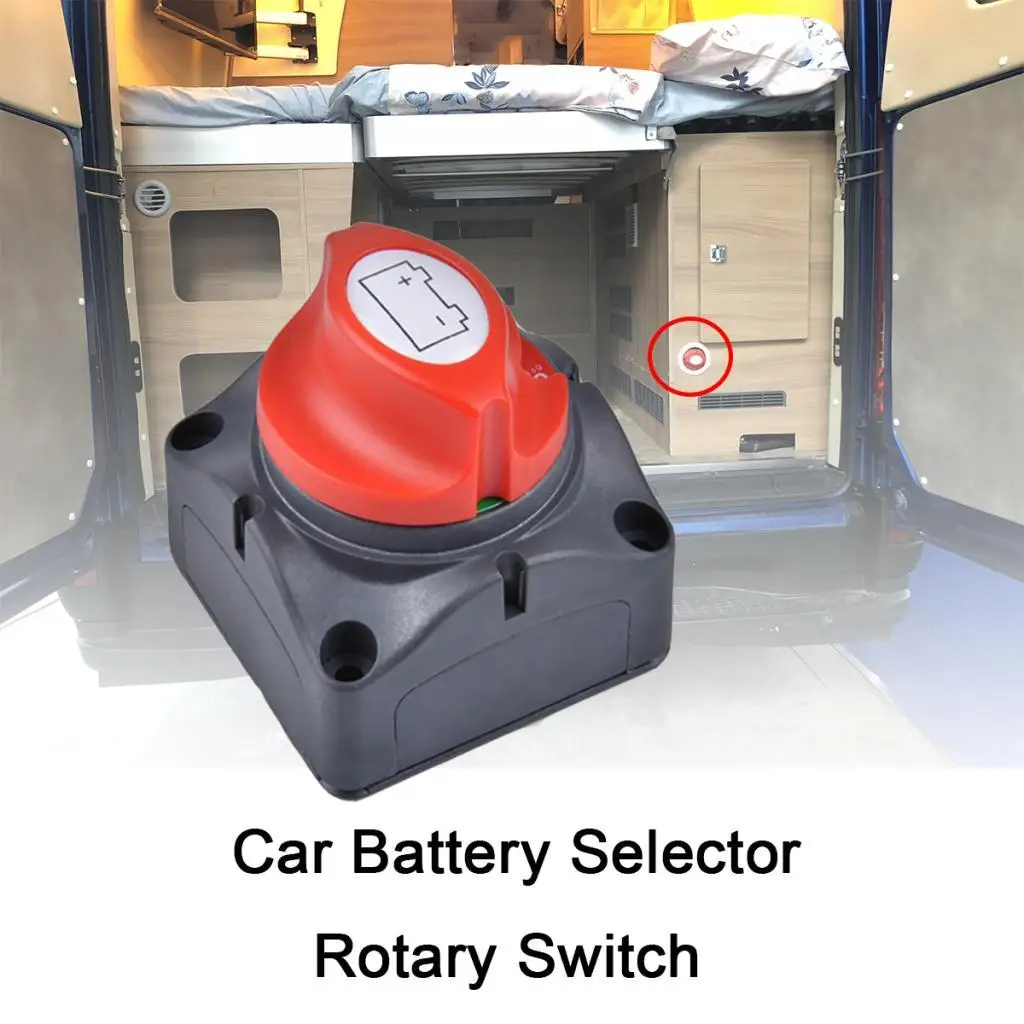 Car-RV-Marine-Boat-Battery-Selector-Isolator-Disconnect-Rotary-Switch ...