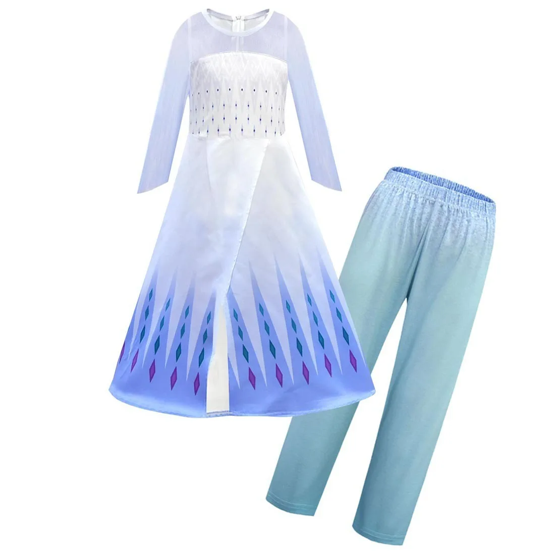 Frozen-Girls-dress-pant-Clothing-Sets-Anna-Princess-Cosplay-Clothes ...