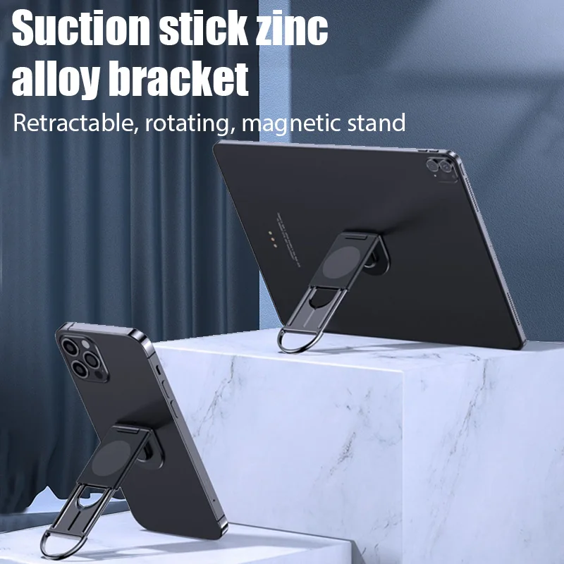 Ultra Thin Mini Metal Folding Mobile Phone Holder Stand Alloy Invisible ...