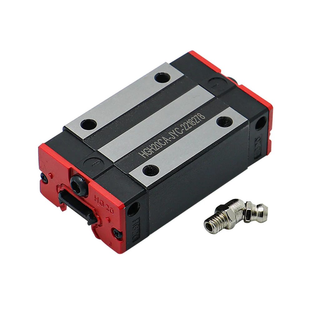 HGH20CA Linear Guide Block HGR20 Square Carriages with Grease Nipple ...
