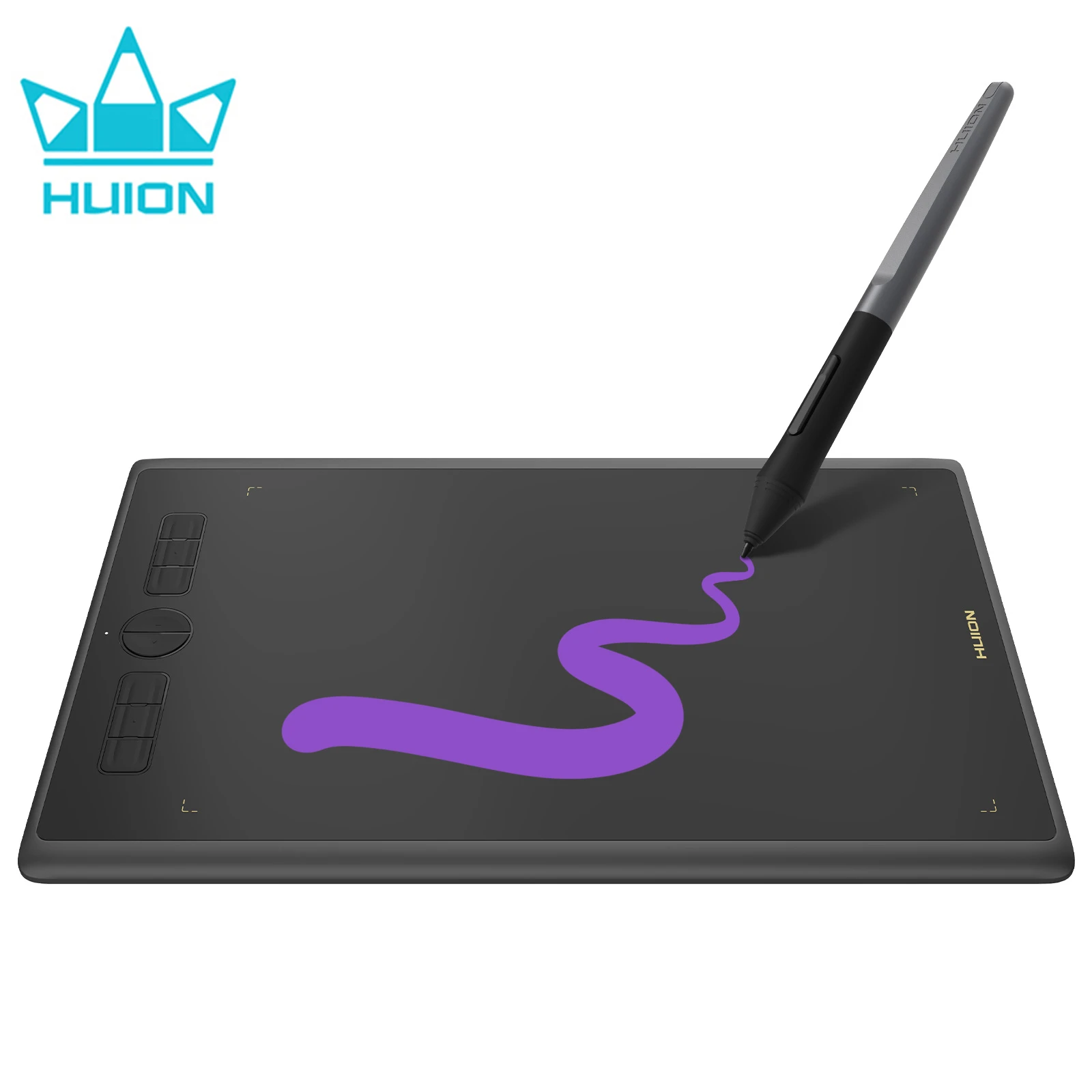 10 x 6.25 Inch HUION H610X Graphics Tablet Animation Design Drawing ...