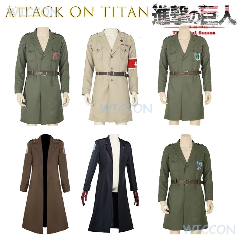 Attack Marley Warrior Cadet Corps Survey Regiment Cosplay On Titan ...