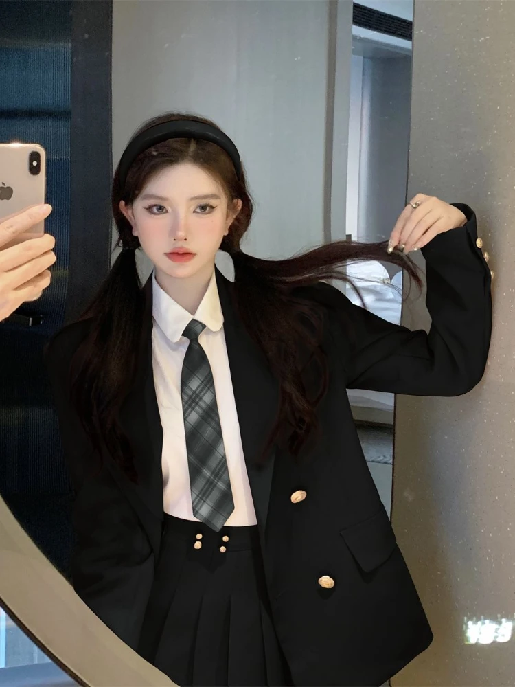 Cute Teen Uniform Selfie