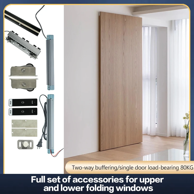 Electric-Ghost-Door-Invisible-Track-Remote-Control-Induction-Side ...