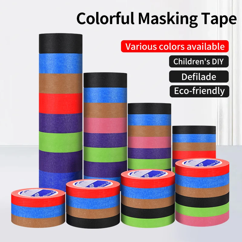 Color Masking Tape 0.15mm Purple Student Art Painting Office Home ...