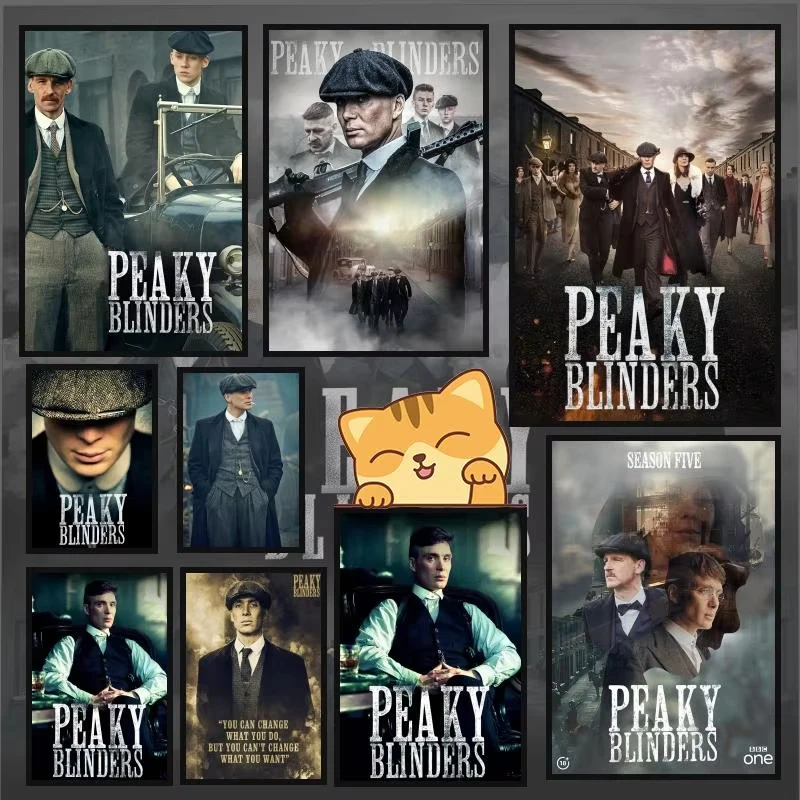P-Peaky B- Blinders TV Oil Painting DIY Fill-in Coloring Hand-painted ...