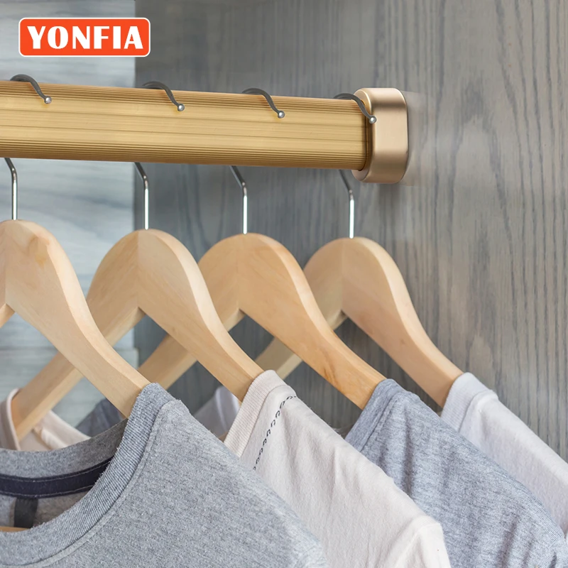 Clothes Organizer Rack Rails | Gold Clothes Rack Wardrobes | Hanger ...