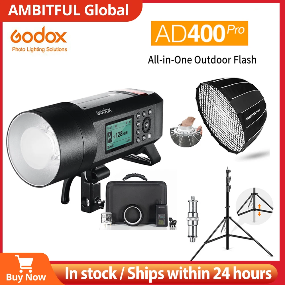 Godox-AD400Pro-AD400-Pro-TTL-HSS-WITSTRO-Flash-exterior-todo-en-uno ...