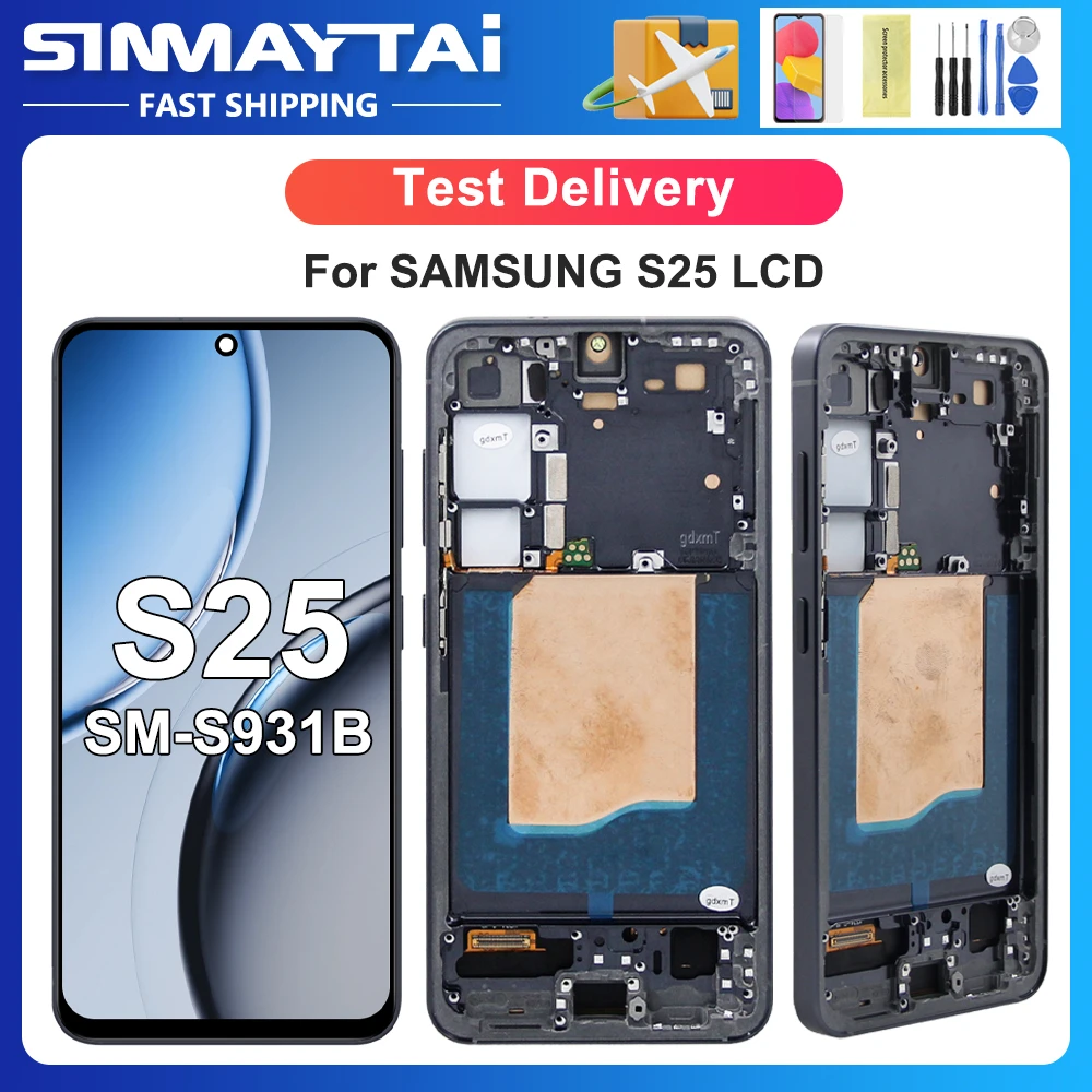 Tested S25 S931B S931U S931W S931N S931E For Samsung S25 LCD Display ...