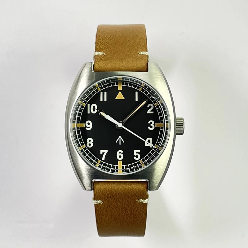 W10 Pilot Military Watch Sterile Dial 100m Waterproof Calendar Nato ...