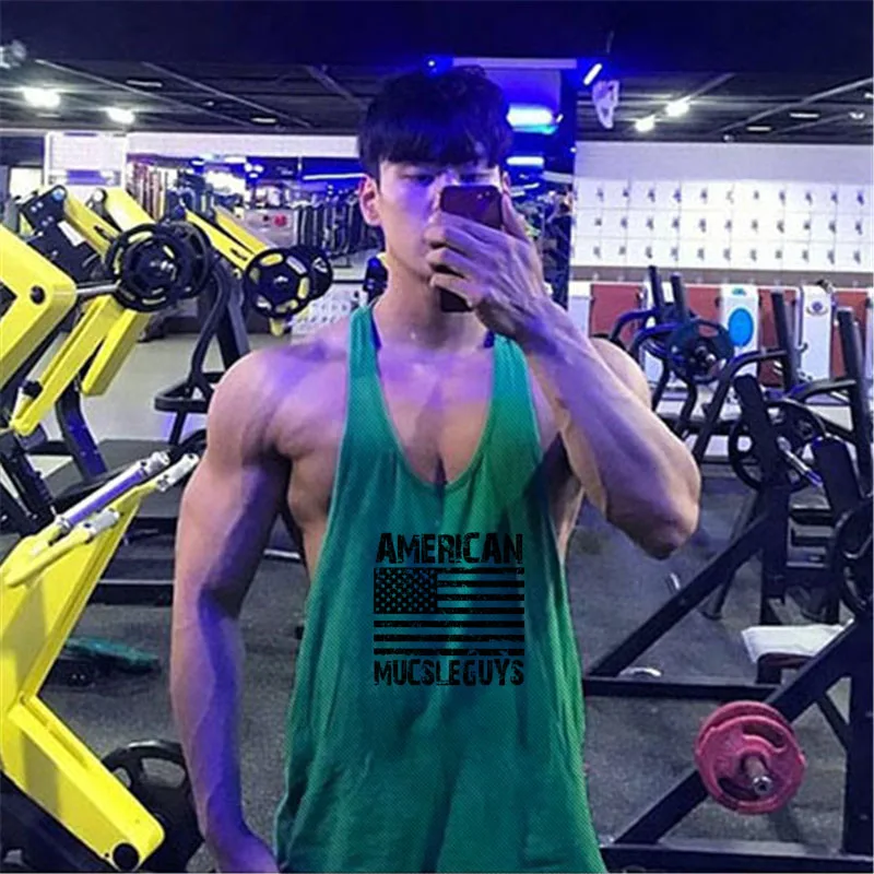 Summer-O-neck-Gym-Stringer-Tops-Men-Mesh-Clothing-Bodybuilding ...