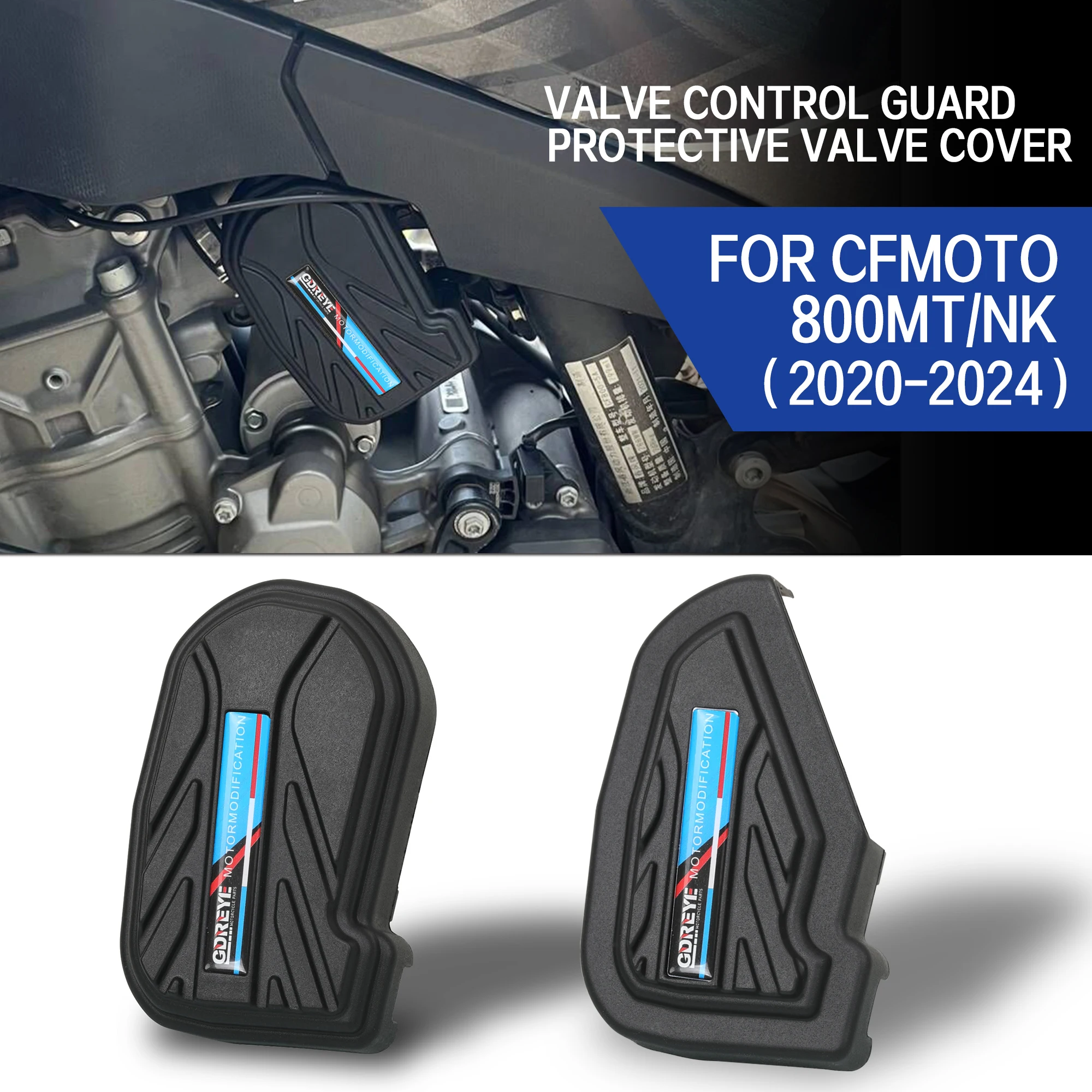 For CFMOTO 800NK 800MT Motorcycle Valve Control Guard Protection Cover ...