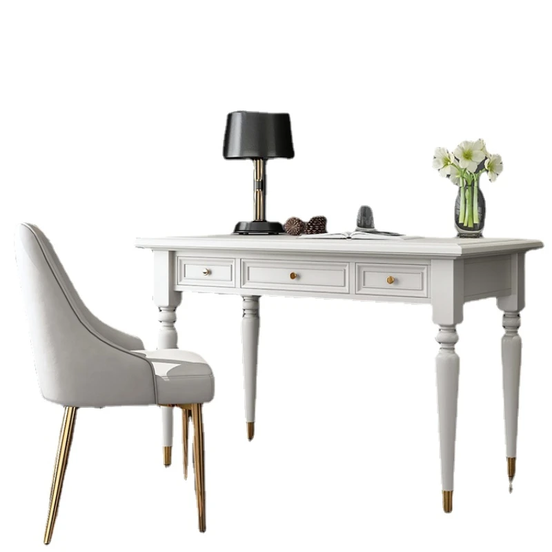 XL-Solid-Wood-Desk-Light-Luxury-Modern-All-Solid-Wood-Desk-Bedroom ...