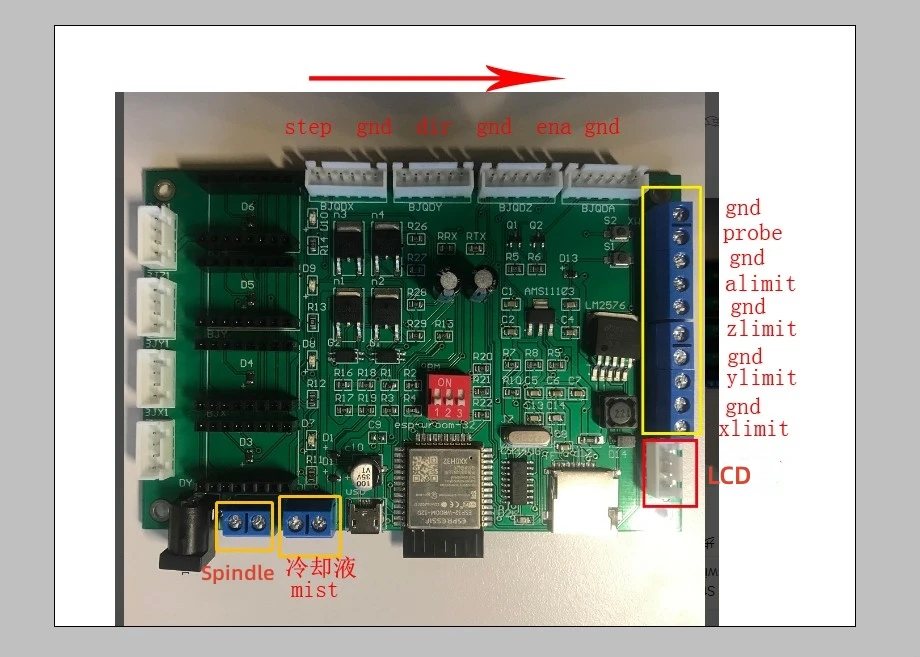 4 axis cnc controller breakout board cnc laser engraving milling ...