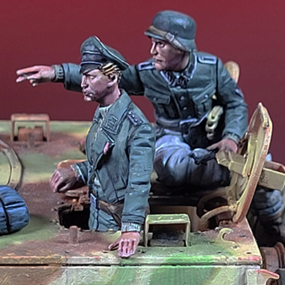 1/35 World War II officers and soldiers, Resin Model figure soldier ...