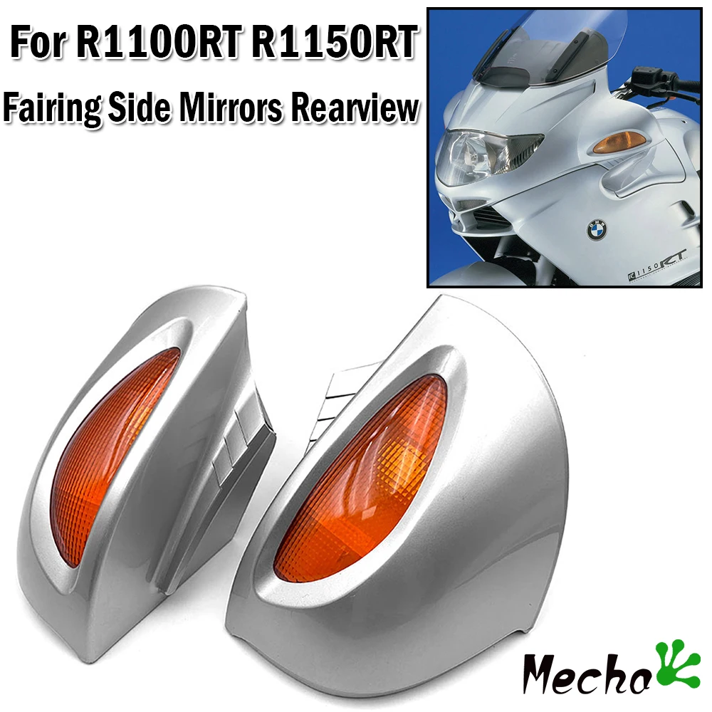 Motorcycles Fairing Side Mirrors Rearview Mirror Turn Signal Cover ...