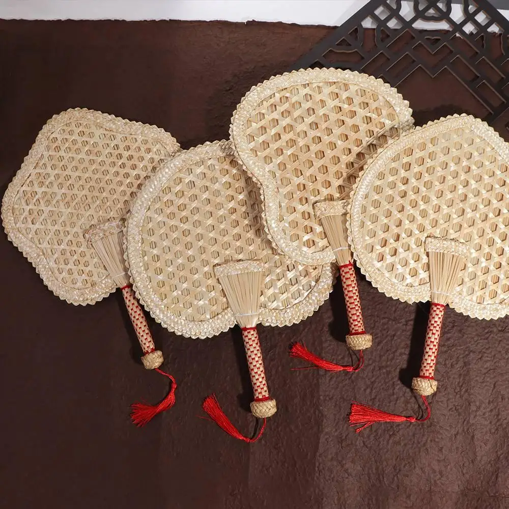 Chinese-Portable-Hand-Fans-Wheat-Straw-Round-Summer-Fan-Ancient ...