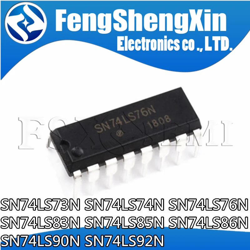 10PCS HD74LS86P DIP SN74LS86N DIP 14 74LS86 SN74LS73N SN74LS76N ...