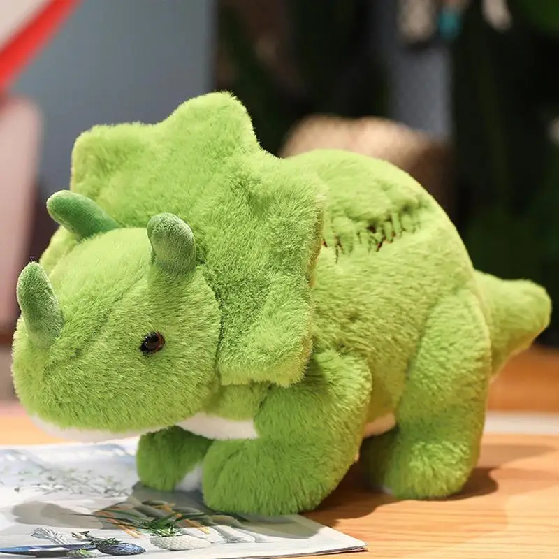 Creative-Cute-Dinosaur-Plush-Soft-Stegosaurus-Triceratops-Ty-rex-Plush ...