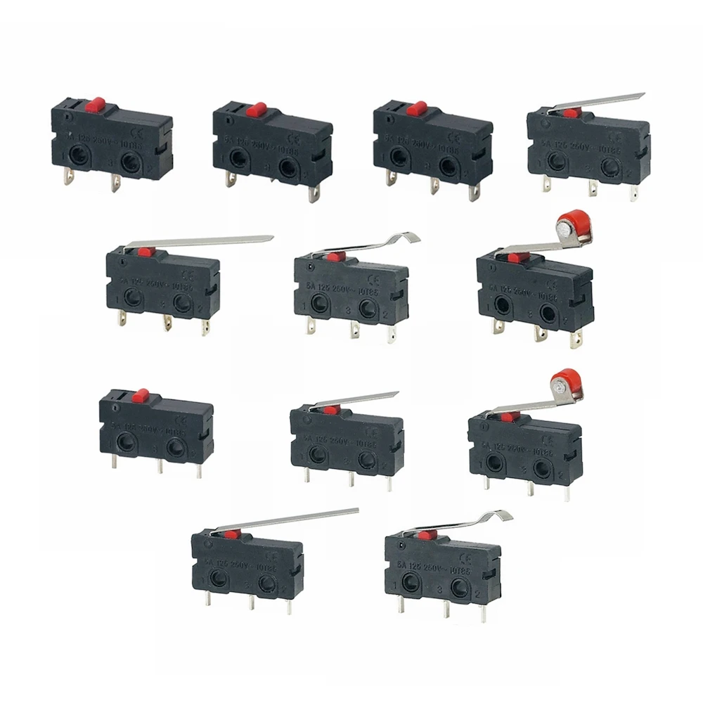 5Pcs-Mini-Micro-Limit-Switch-NO-NC-3-Pins-PCB-Terminals-SPDT-5A-125V ...