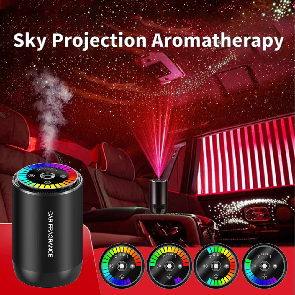 Car-Aromatherapy-Diffuser-with-Starry-Sky-Light-Auto-Air-Refresher-for ...