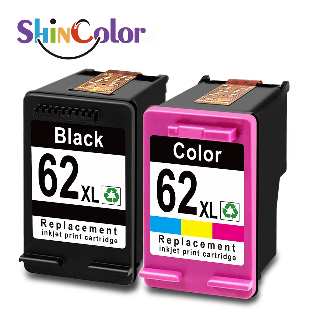 ShinColor-for-hp-62-xl-Ink-Cartridge-HP-62XL-High-Yield-for-HP-Envy ...