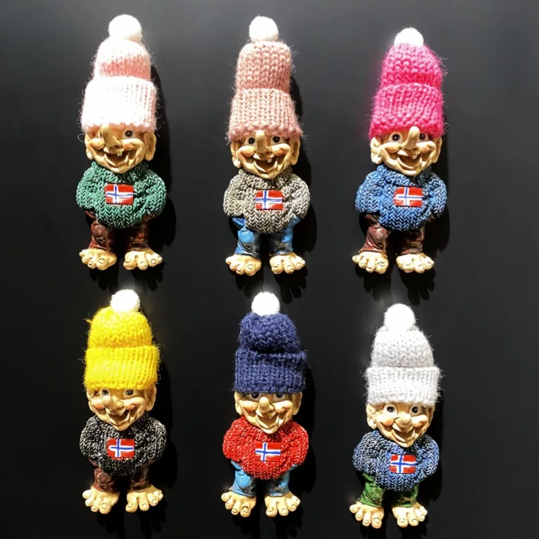 Norway Portrait 3D Fridge Magnets Tourism Souvenir Resin Refrigerator ...