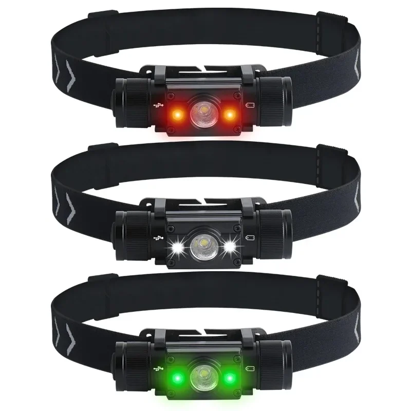 Hunting-Safety-Headlamp-HP300-Red-Light-with-18650-Battery-IPX6 ...